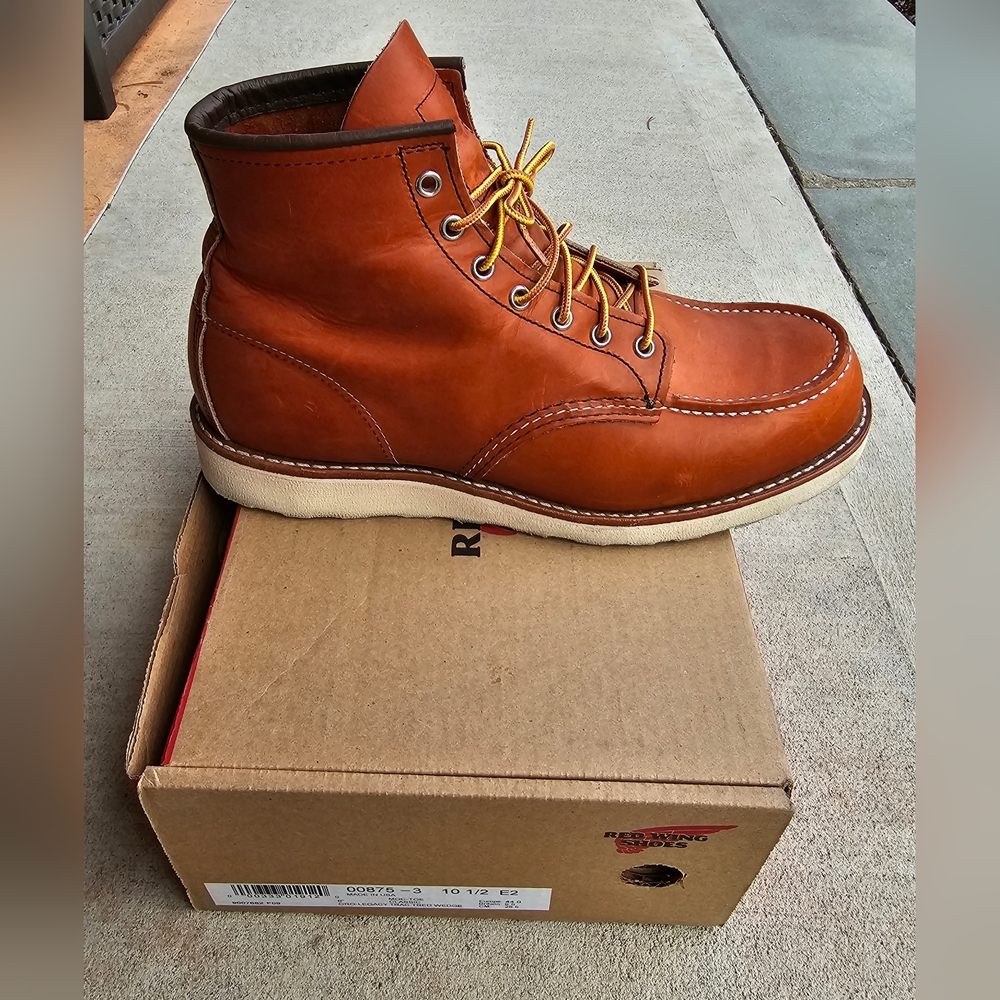 Red Wing Heritage 875 Moc Toe, 6 Inch, Oro Legacy Lea… - Gem